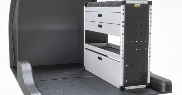 Trade Van Racking - Ford Transit Connect 2014 on L2H1 - Gold - Driver's ...