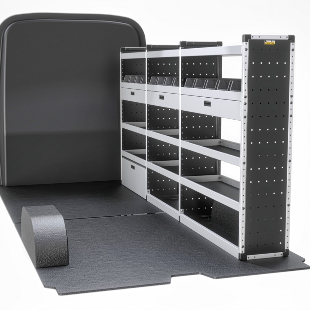 Trade Van Racking - Citroen Relay 2006 on L3H2 - Gold - Driver's Side