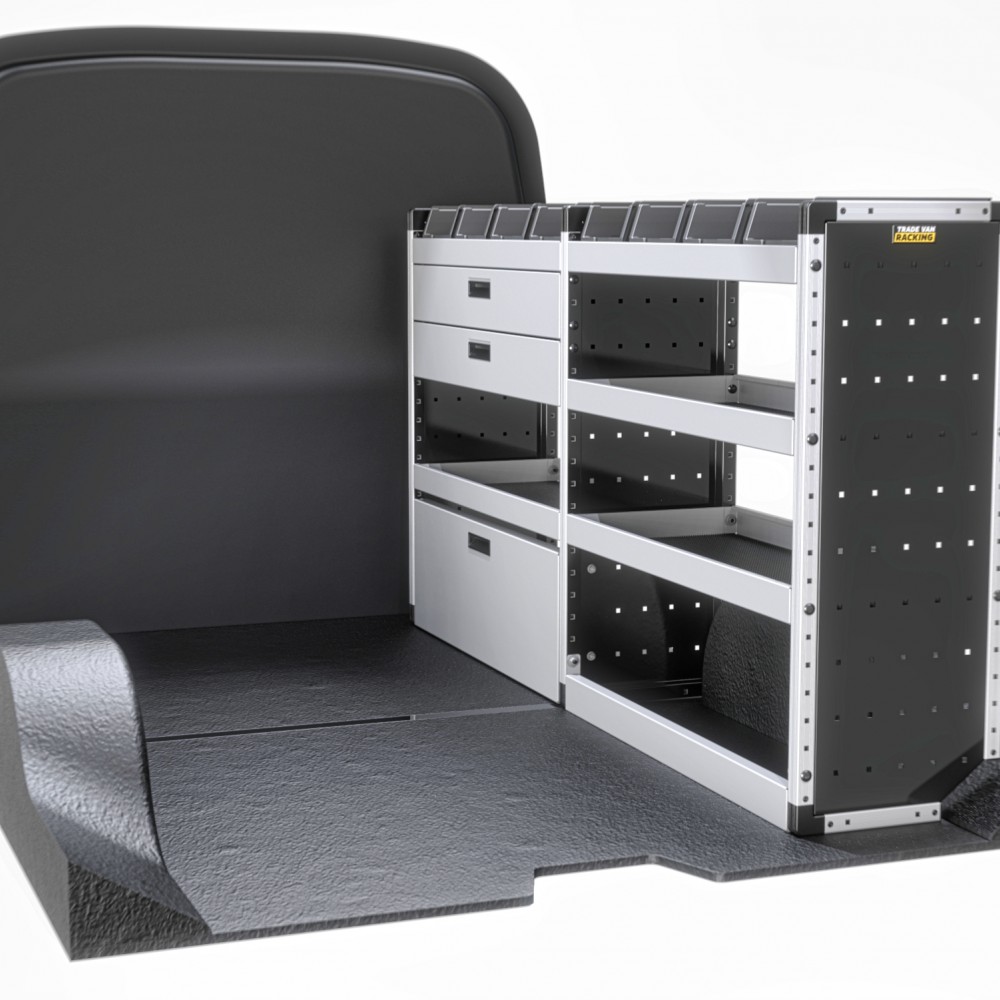 Trade Van Racking - Citroen Dispatch 2016 on L2H1 - Gold - Driver's Side