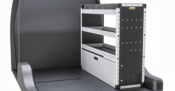 Trade Van Racking - Ford Transit Connect 2014 on L1H1 - Silver - Driver ...