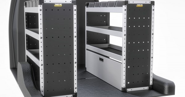 Trade Van Racking - Ford Transit Connect 2014 on L2H1 - Silver - Full Kit