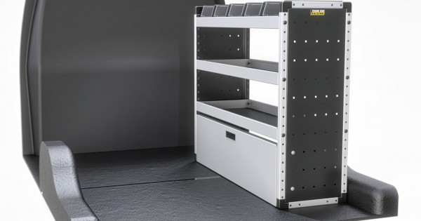 Trade Van Racking - Peugeot Partner 2018 on L2H1 - Silver - Driver's Side