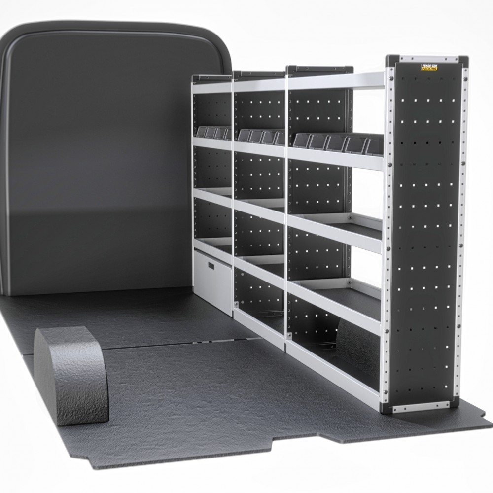 Trade Van Racking - Fiat Ducato 2006 on L3H2 - Silver - Driver's Side