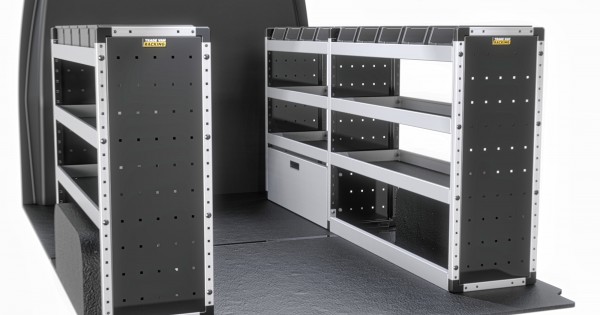 Trade Van Racking - Ford Transit Custom 2012 to 2024 L2H1 - Silver ...