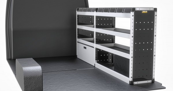 Trade Van Racking - Volkswagen Transporter T6 2015 on L2H1 - Silver ...