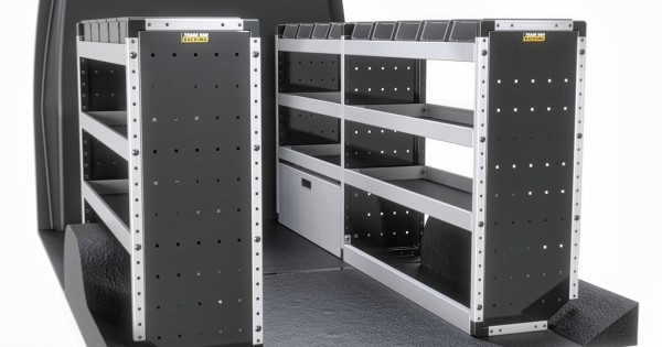 Trade Van Racking - Peugeot Expert 2016 on L3H1 - Silver - Full Kit